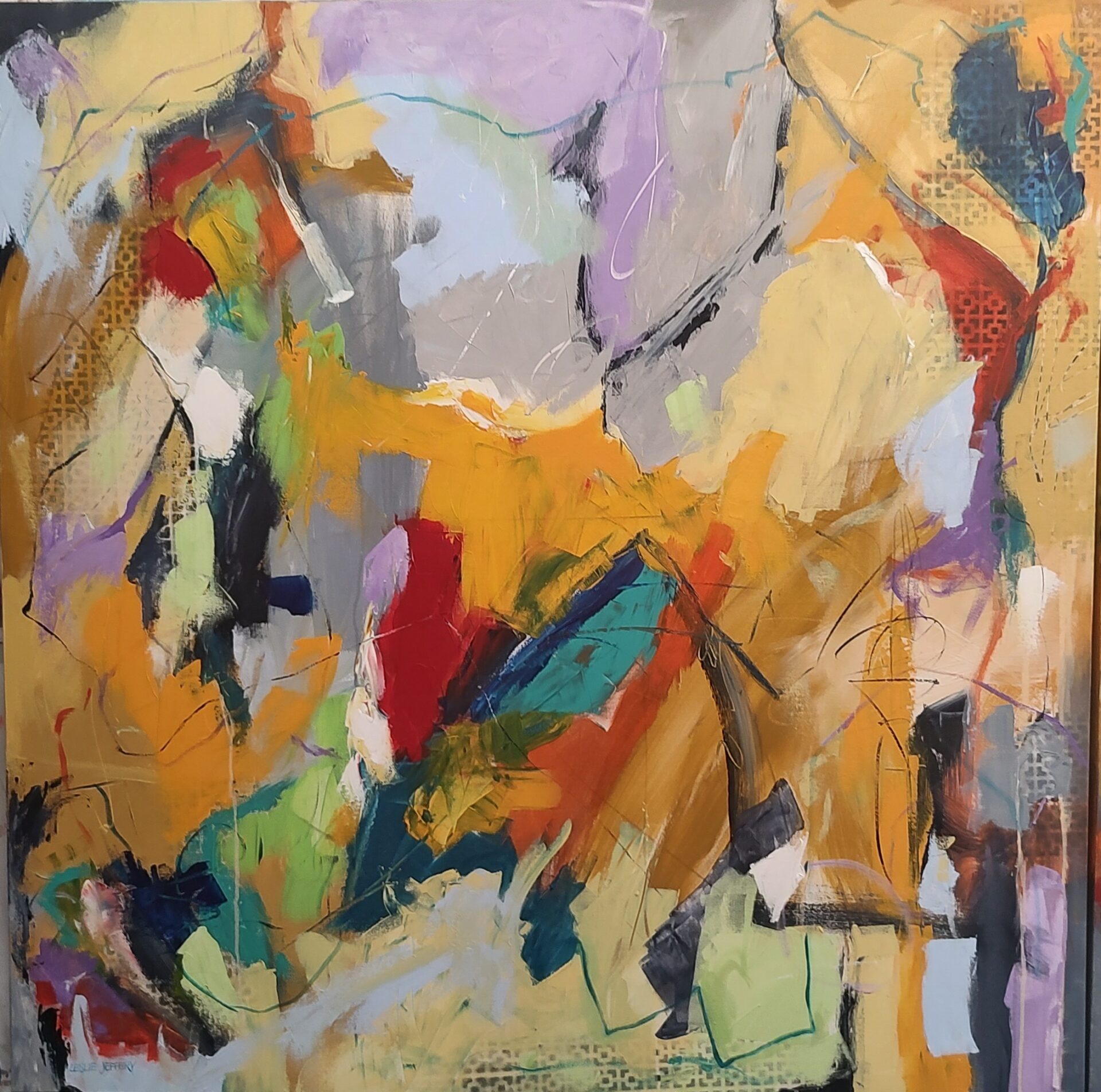 “STRONG OPINIONS” - Acrylic on canvas, in Abstracts