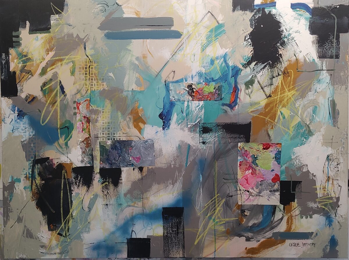 You Had To Be There, contemporary, abstract - Acrylic on canvas, in ...